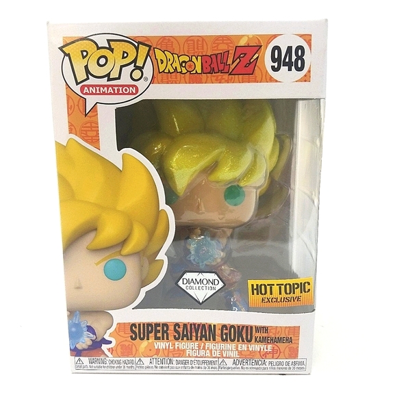 Hot Topic | Toys | Funko Pop 948 Super Saiyan Goku With Kamehameha ...